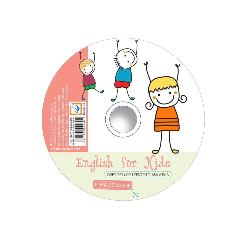 CD audio English for kids - clasa a IV-a - Editura Booklet